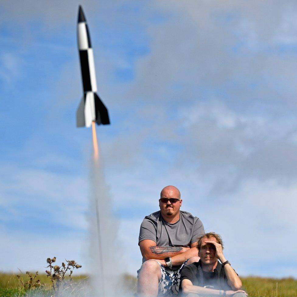 In pictures: International Rocket Week goes with a bang - BBC News