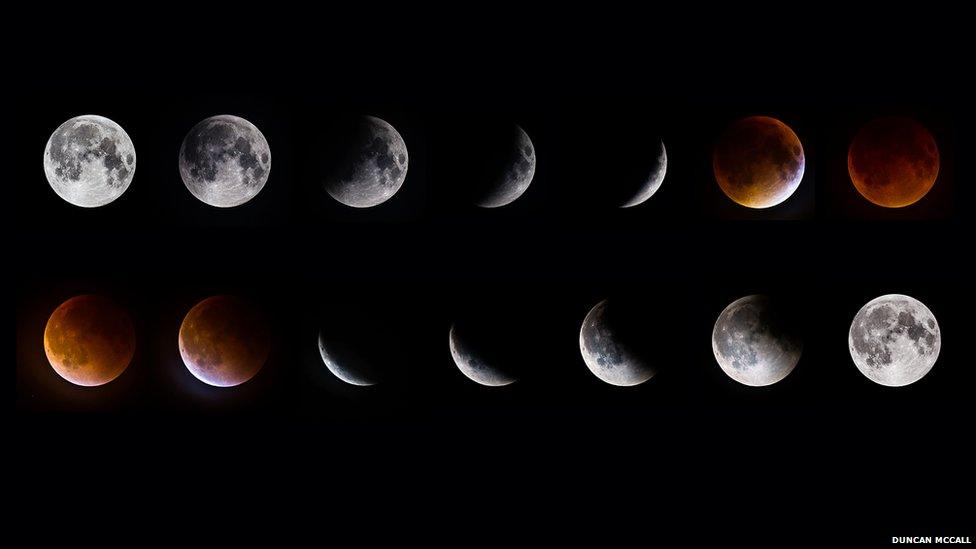 Supermoon eclipse 2015 - BBC Weather