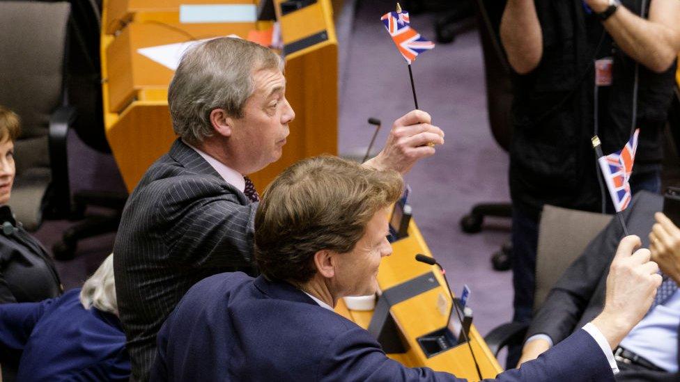 Brexit: British MEPs sat in European Parliament for final time - BBC ...