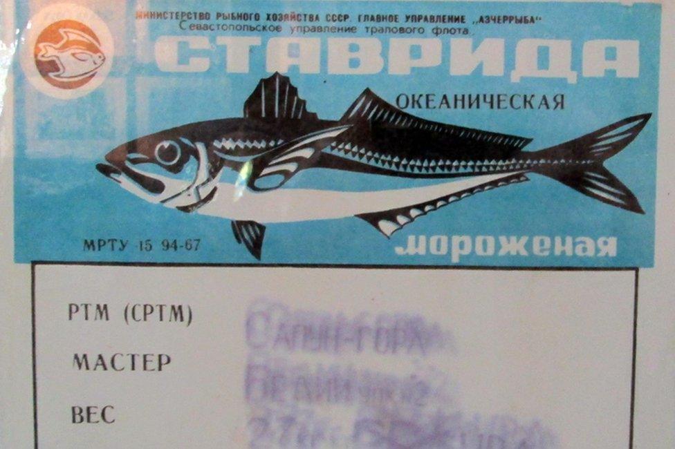 Caithness artist finds inspiration in Soviet-era labels - BBC News