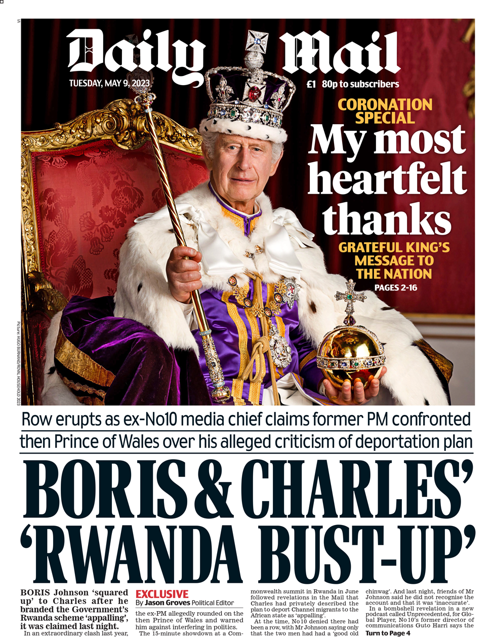 Royal Coronation thanks and King's official portrait - BBC News