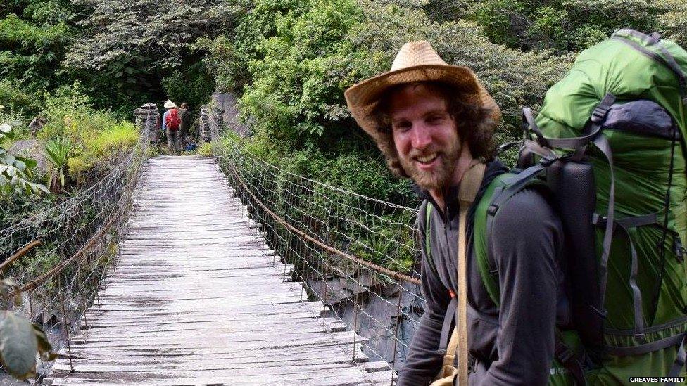 Sister of missing Briton Harry Greaves: I'm so worried for him - BBC News