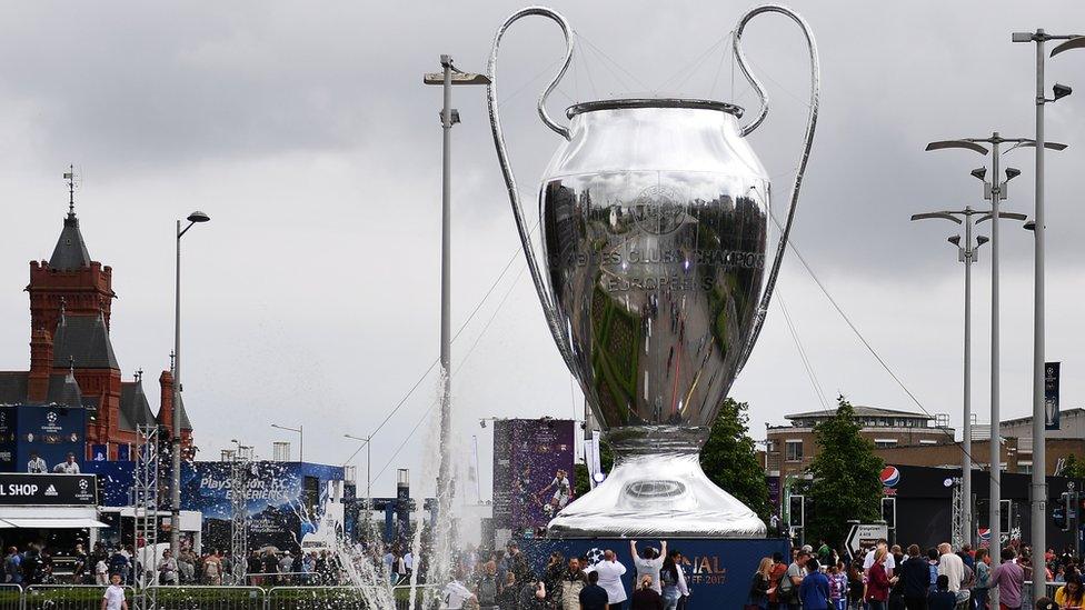 Cardiff gets ready for Champions League final - BBC Newsround