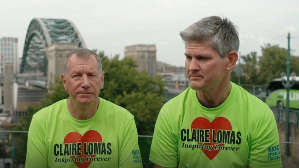 Family says 'bionic woman' Claire Lomas was bright to the end - BBC News