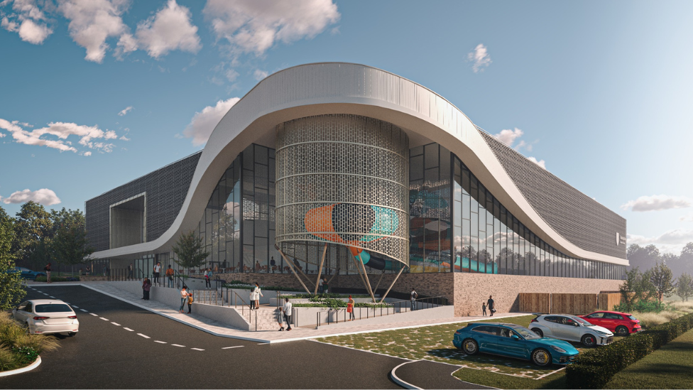 First look at proposed new leisure complex in Basingstoke - BBC News