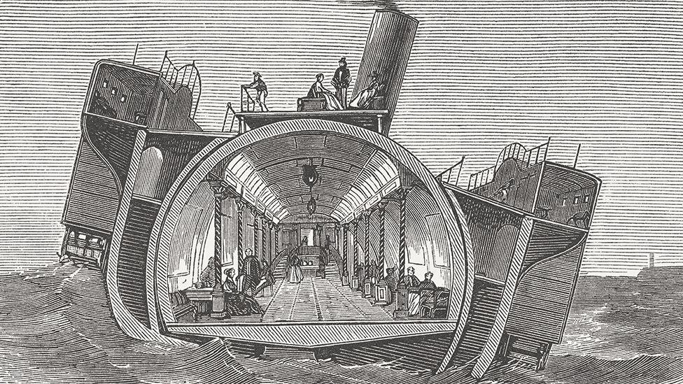 Hull-built anti-seasickness ship was plagued with misfortune - BBC News