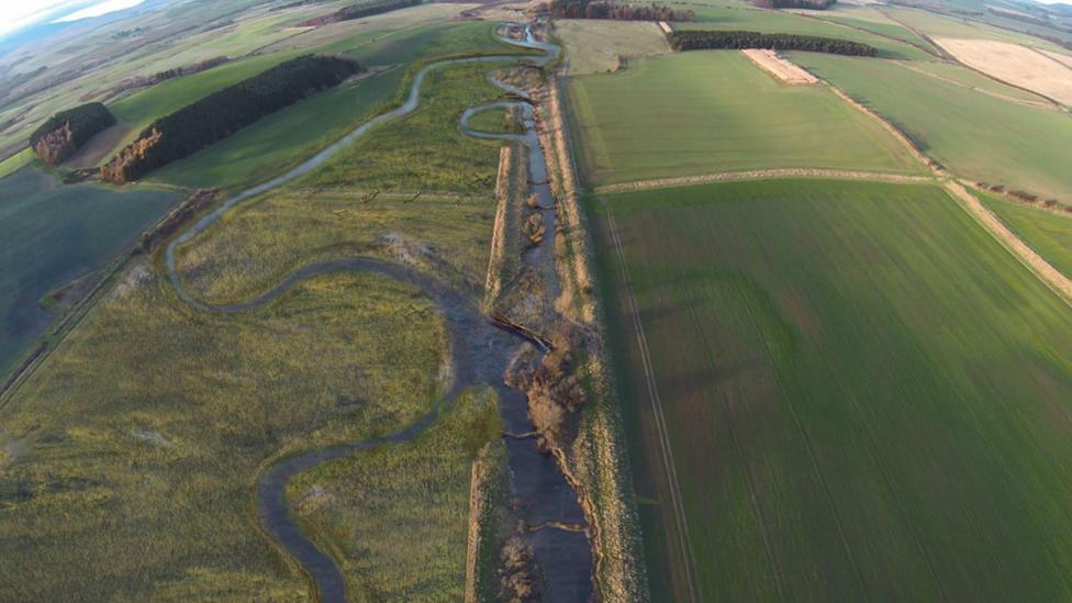 River Breamish rerouting in Northumberland to be reversed - BBC News