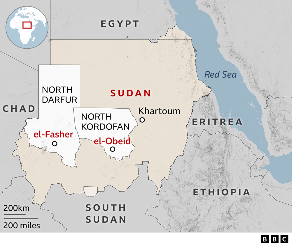 Sudan war: Army ends two-year siege of el-Obeid - BBC News
