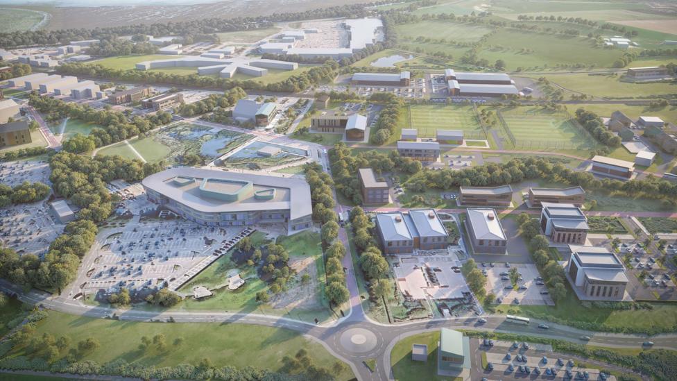 Planning permission sought for final stage of Inverness Campus - BBC News