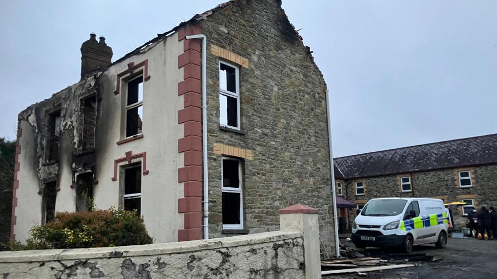 Ceredigion: Drefach house fire death of man, 83, 'not suspicious' - BBC ...