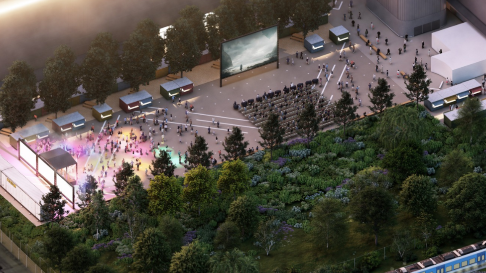 Outdoor plans for Bristol Arena unveiled - BBC News