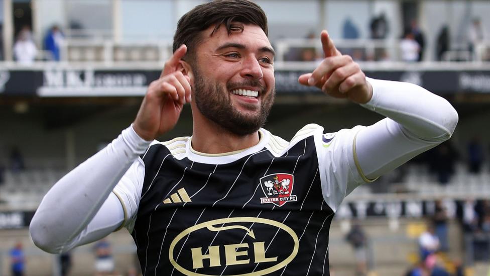 Reece Cole: Exeter City midfielder's 'magical moment' praised by boss ...