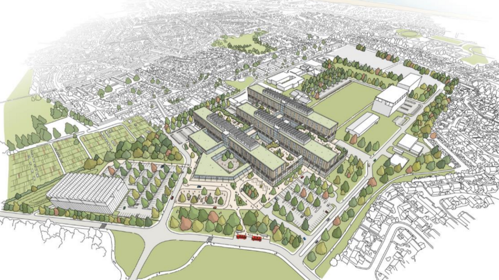 James Paget Hospital purchases land ready for new site - BBC News