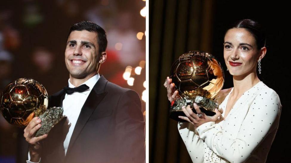 Ballon d'Or 2024: Rodri and Bonmati win top football awards - BBC Newsround