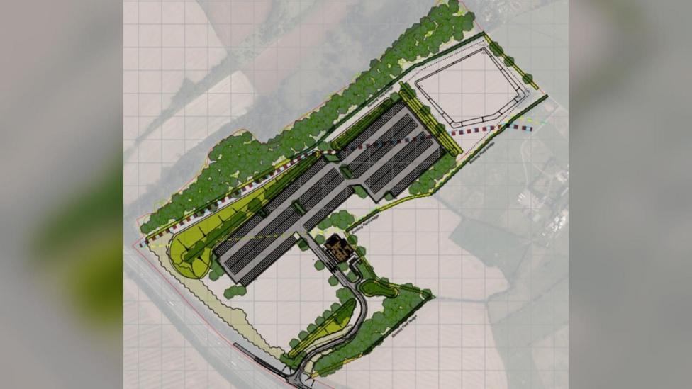 Plans unveiled to build lorry park near Port of Dover - BBC News