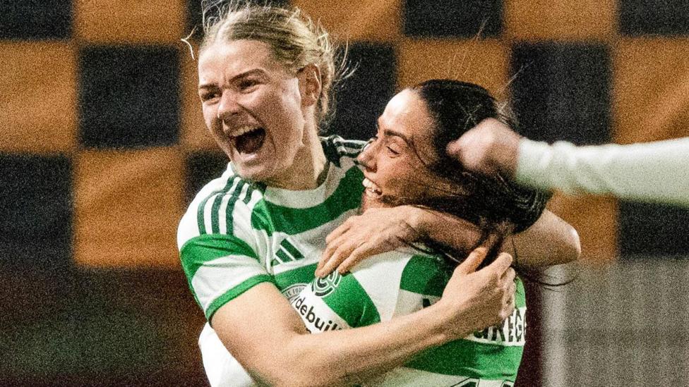 McAneny helps Celtic to three points v Motherwell - BBC Sport