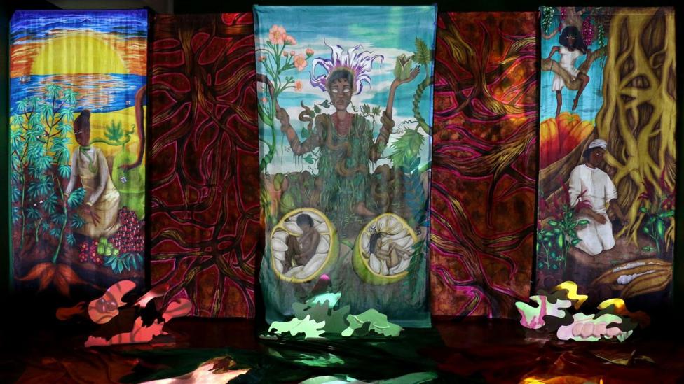 Bristol art exhibition aims to address 'ignored histories' - BBC News