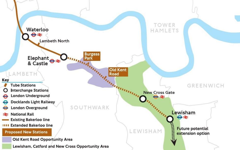 Bakerloo line extension plans examined further - BBC News