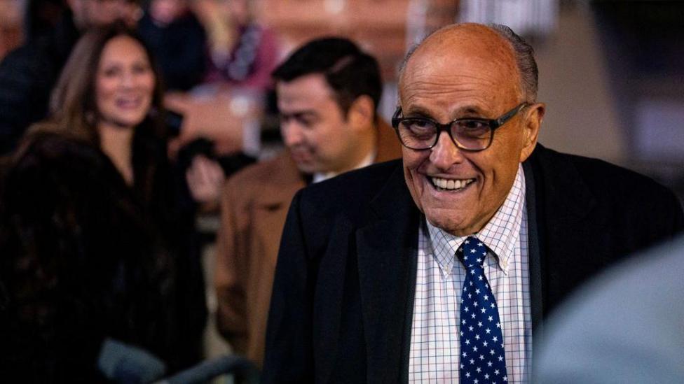Rudy Giuliani disbarred over false 2020 election claims - BBC News