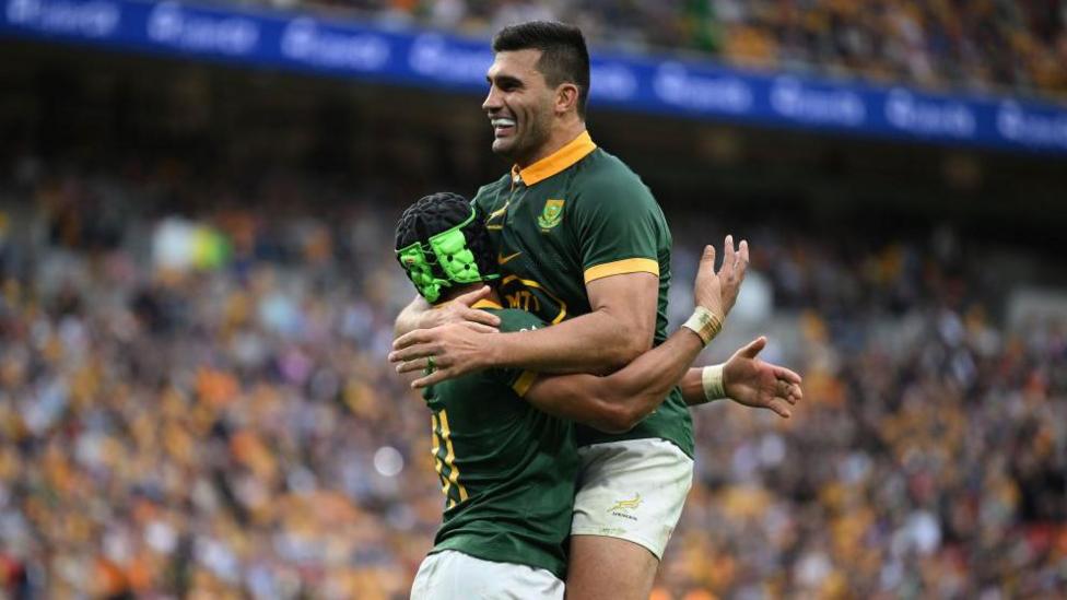 Rugby Championship: South Africa crush Australia in opener - BBC Sport