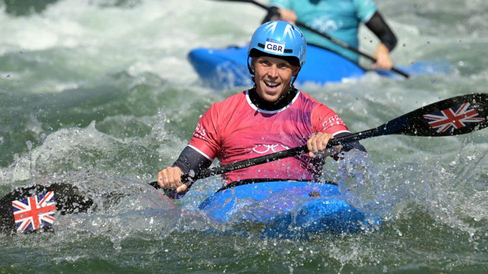 Olympic canoe slalom: Joe Clarke and Kimberley Woods win kayak cross ...