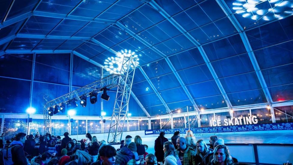 Winter ice rink cancelled in Reigate for 2025 - BBC News