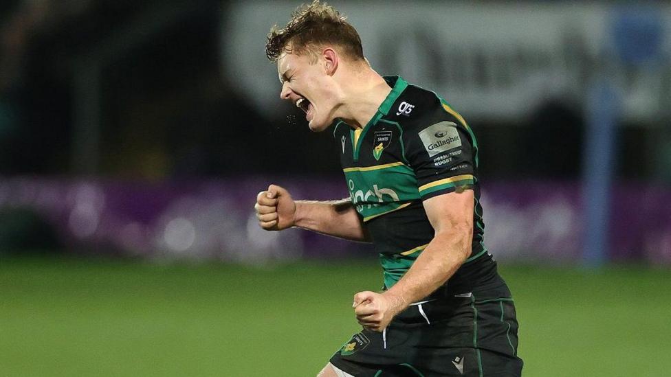 Fin Smith: Northampton 'still in play-offs hunt' after beating Bath ...
