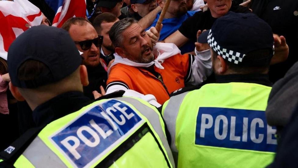 Asylum protests putting police under chronic pressure, chief says - BBC ...