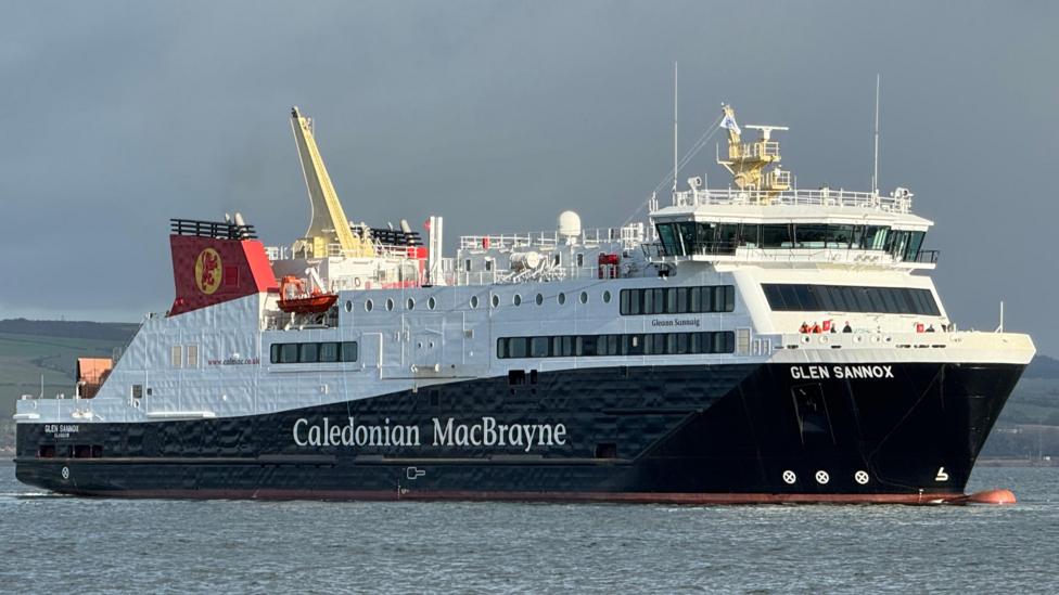 New CalMac ferry for Islay and Jura launches in Turkey - BBC News