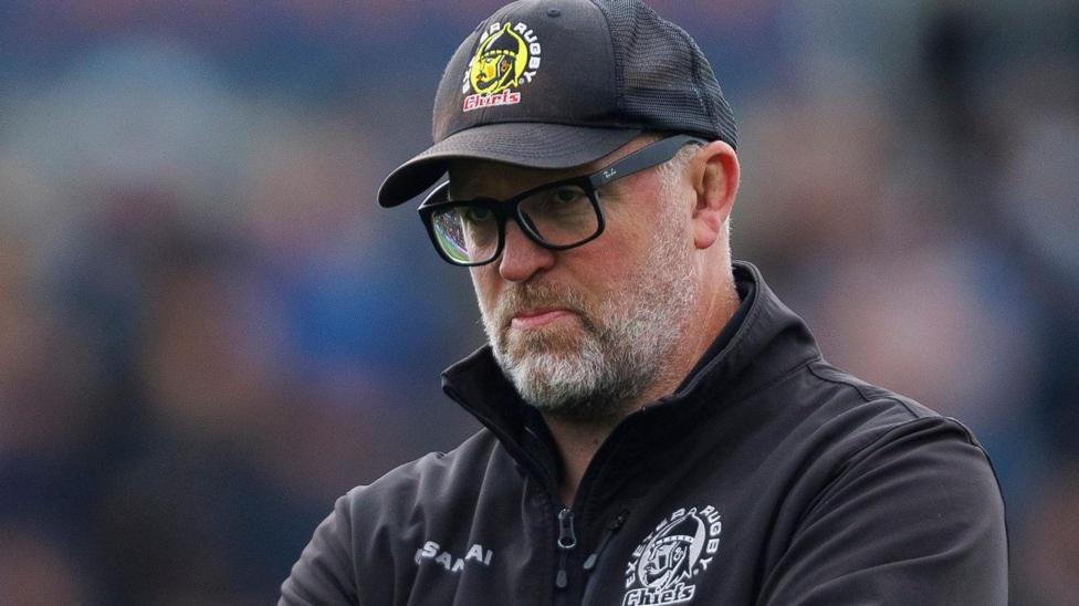 Rob Hunter: Exeter Chiefs head coach leaves after record defeat - BBC Sport