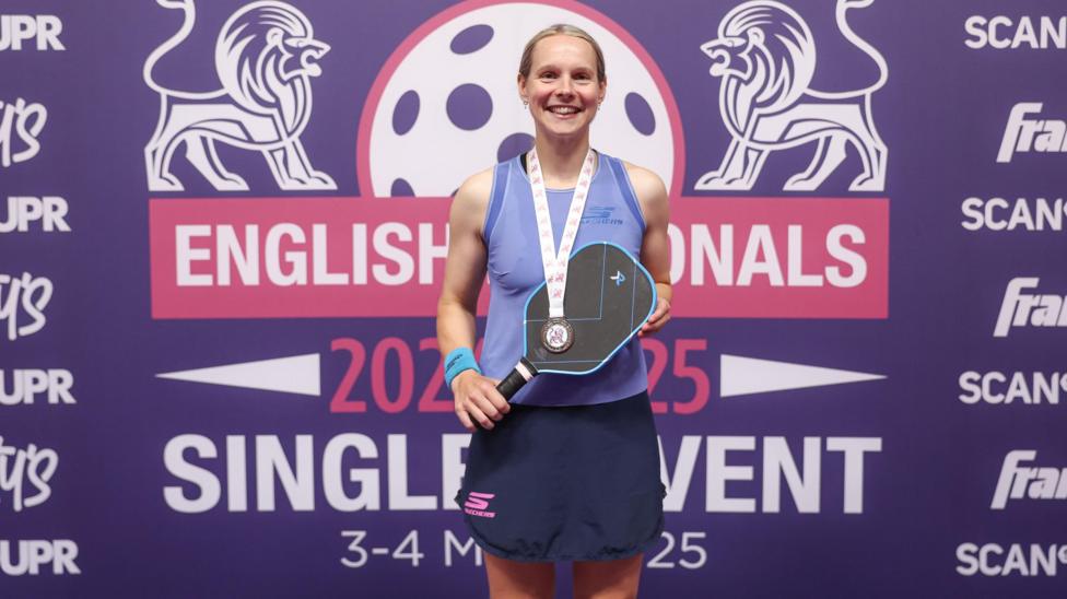 Somerset pickleball star hopes for long career in the sport - BBC News