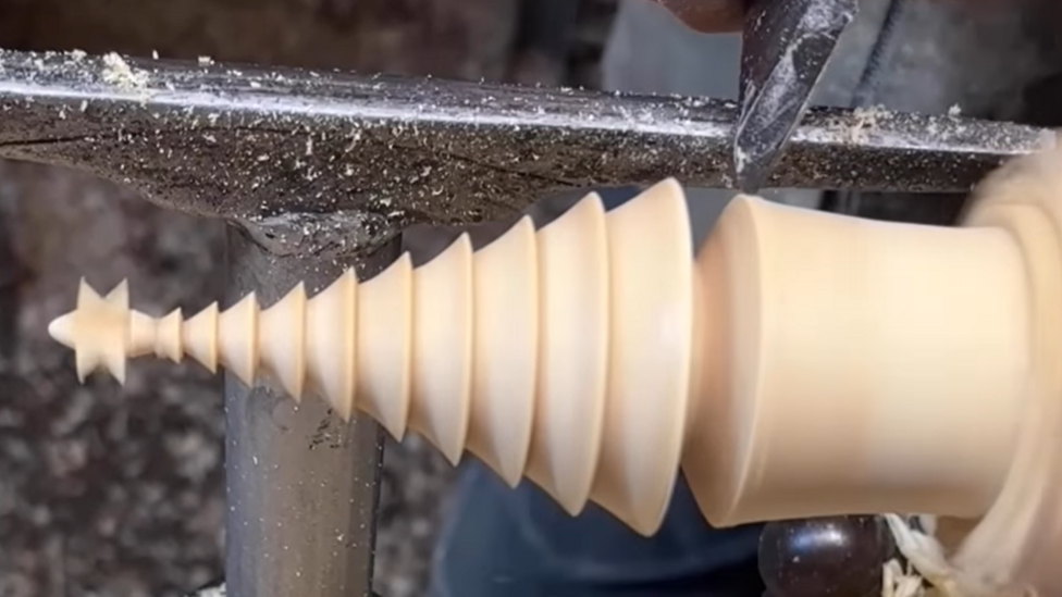 Redditch wood turner becomes social media hit from small workshop - BBC ...