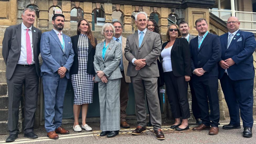 Reform UK formally takes control in Derbyshire - BBC News