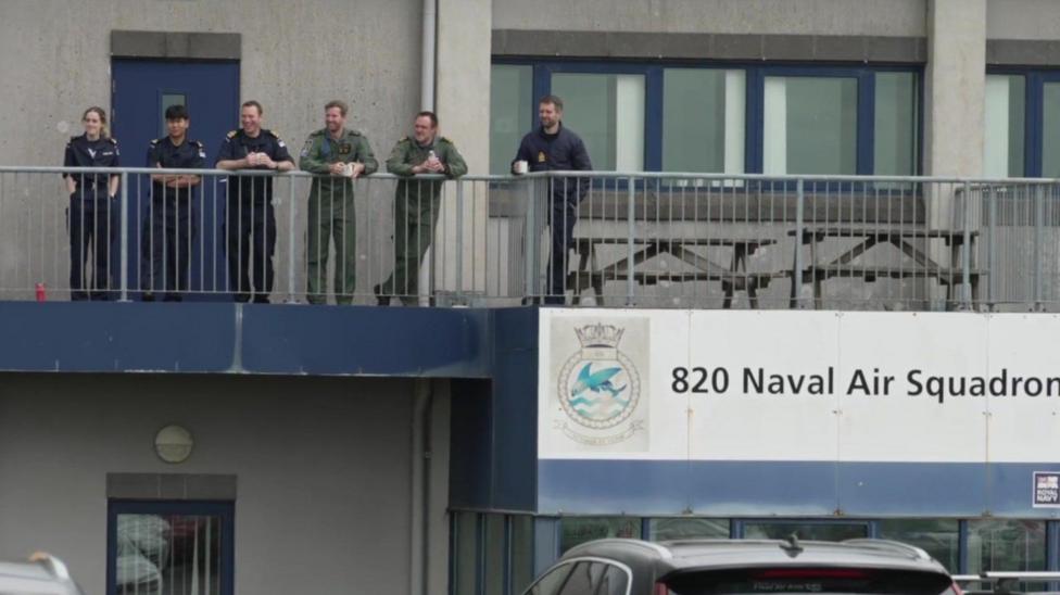 Crews from RNAS Culdrose join major deployment - BBC News