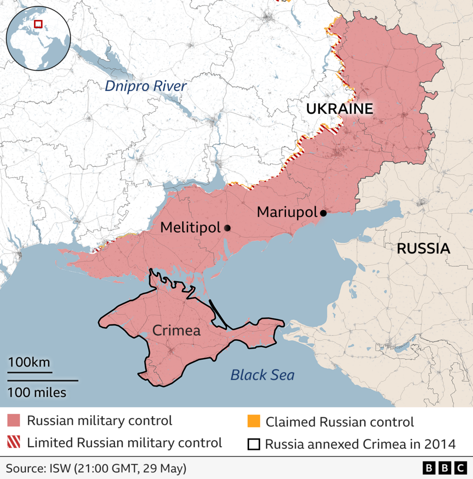 Russian occupation in Ukraine: Silent acts of resistance and fear - BBC ...