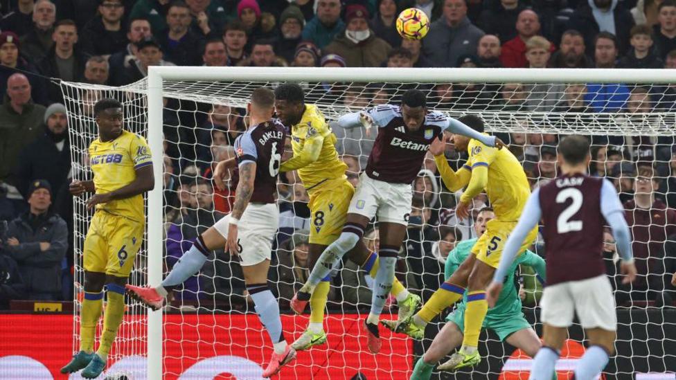 Aston Villa 2-2 Crystal Palace: Villa hit back twice to end losing run - BBC Sport