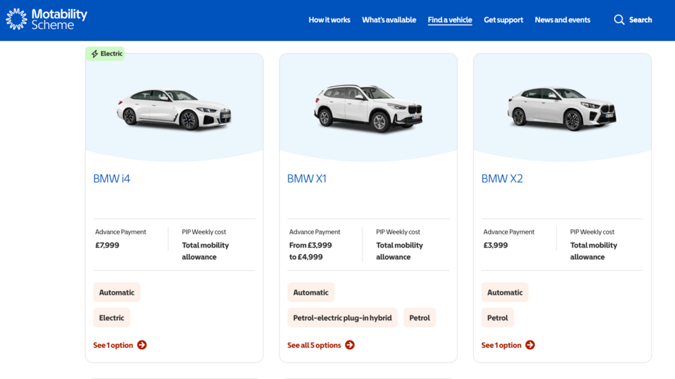 Motability: Government considers changes to car scheme - BBC News