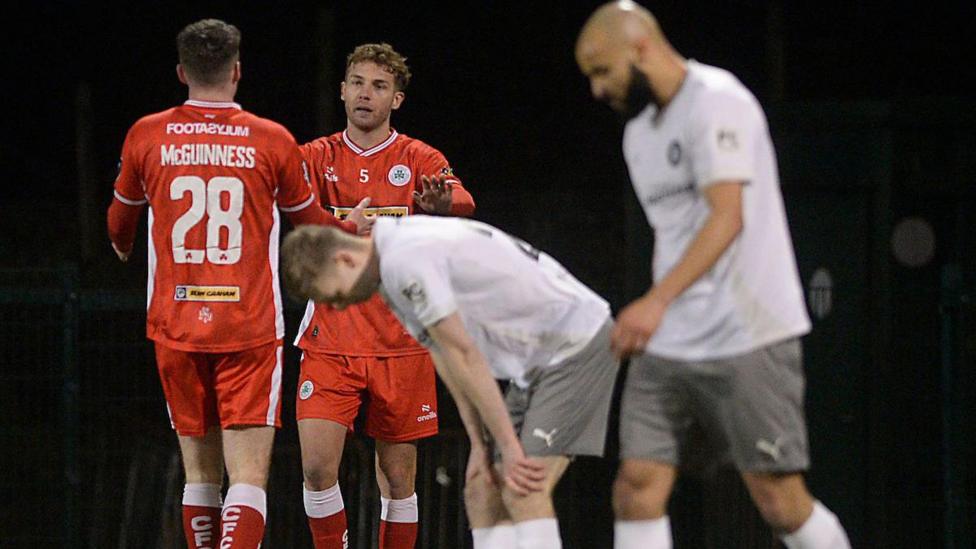 Irish Premiership: Stephen Baxter frustrated by disallowed goal in ...