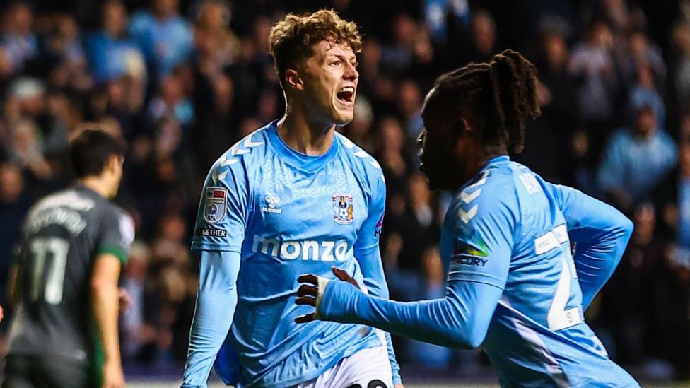 Late penalty earns Lampard draw in first Coventry game - BBC Sport