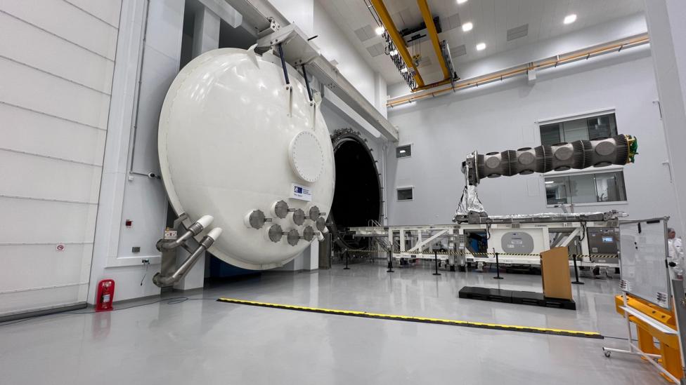 Harwell: New satellite testing facility opens in Oxfordshire - BBC News