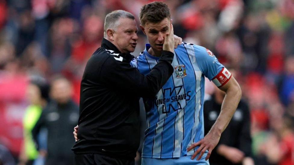 Mark Robins: Coventry captain Sheaf says sacked boss is 'club legend' - BBC Sport