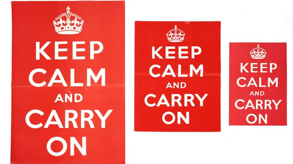 'Keep calm' posters estimated to sell for £6k - BBC News