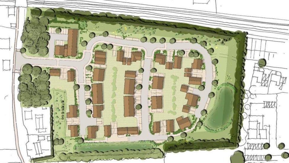 Plans deferred for new homes in West Sussex village - BBC News