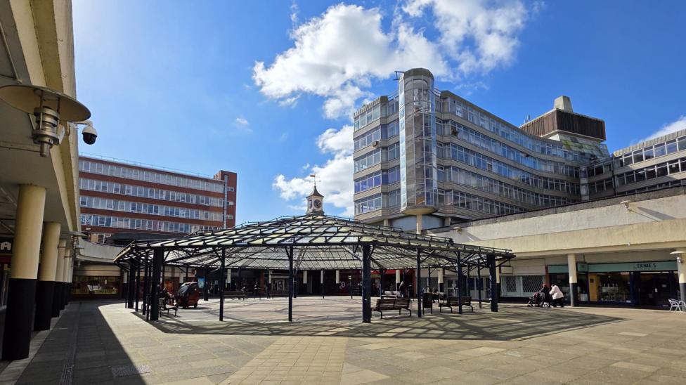 Demolition of Anglia Square shopping complex to start in Norwich - BBC News