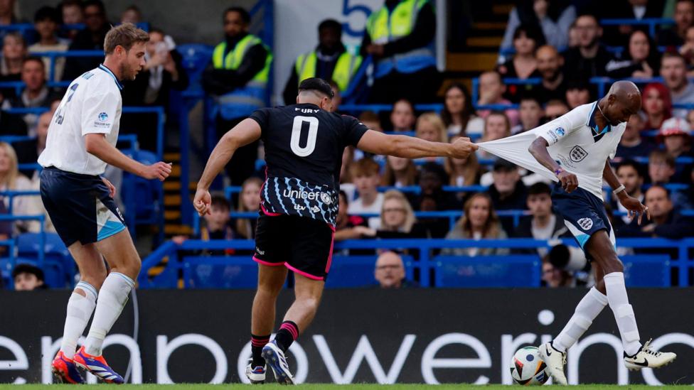 Soccer Aid 2024: Ellen White scores as event raises £15m but Usain Bolt ...