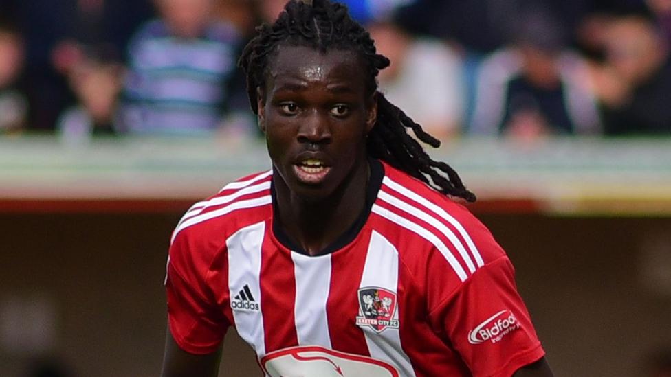 Johnly Yfeko: Exeter City defender out until 2025 after hamstring ...