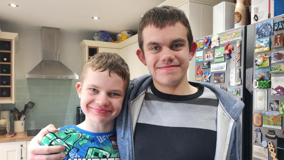 'My sons aren't weird, they're just autistic' - BBC News