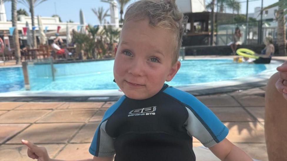 Boy with SMA given £1.8m drug has new lease of life - BBC News
