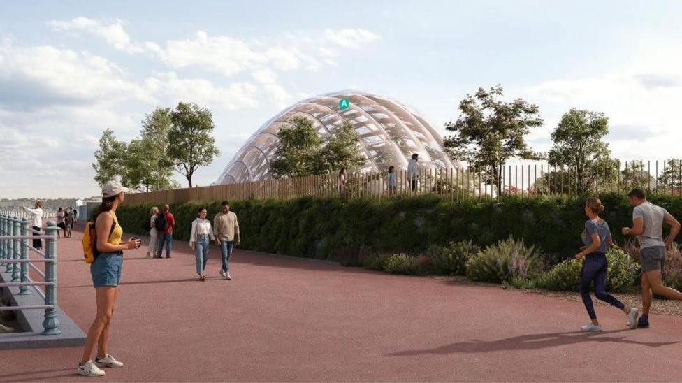 £100m Eden Project Morecambe development 'accelerating' - BBC News