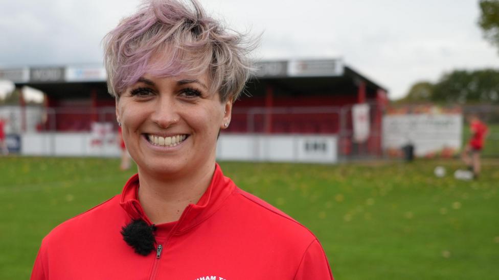 Downham Town coach nets £90k on The Wheel and treats girls' team - BBC News